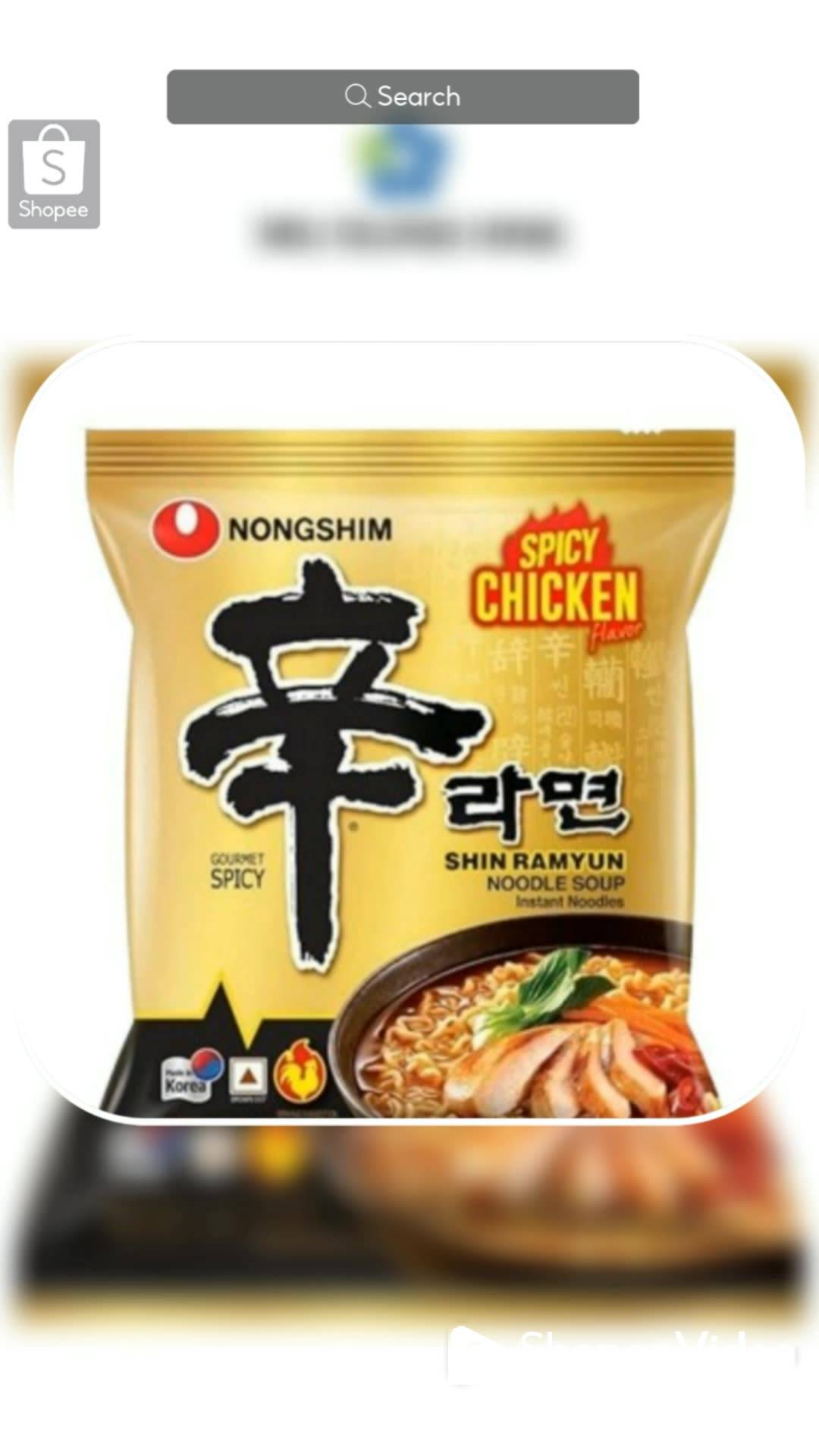 sup mie ayam pedas halal yang dibuat di korea selatan | Shopee Video ...