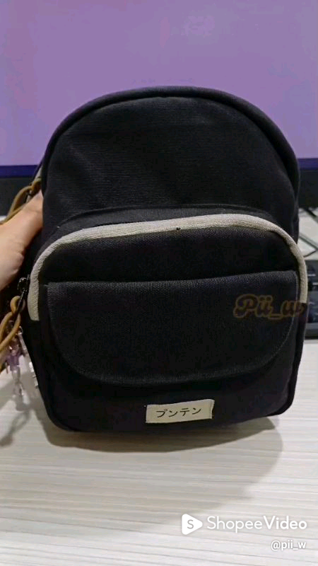 Tas simple bisa jadi sling & ransel | Shopee Video Indonesia