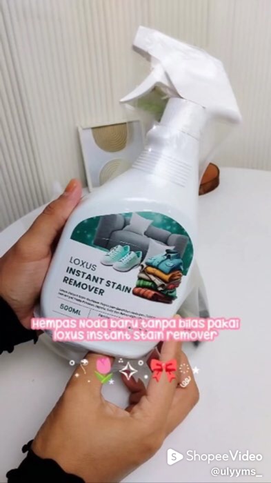 Loxus instant stain remover | Shopee Video Indonesia